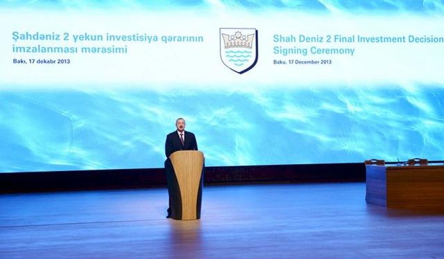 Signing ceremony of the Shah Deniz-2 contract