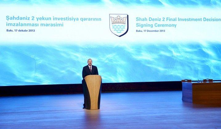 Signing ceremony of the Shah Deniz-2 contract