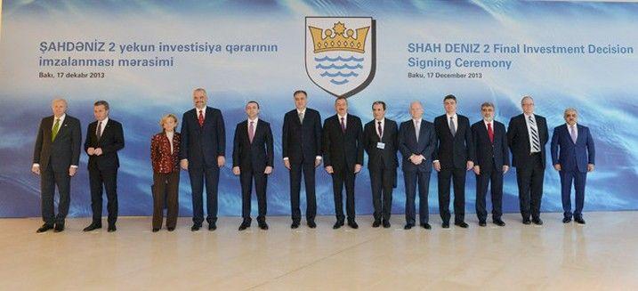 Signing ceremony of the Shah Deniz-2 contract