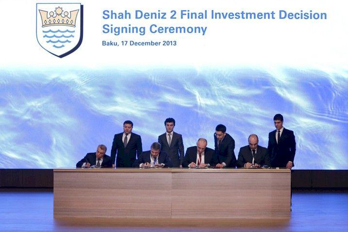 Signing ceremony of the Shah Deniz-2 contract